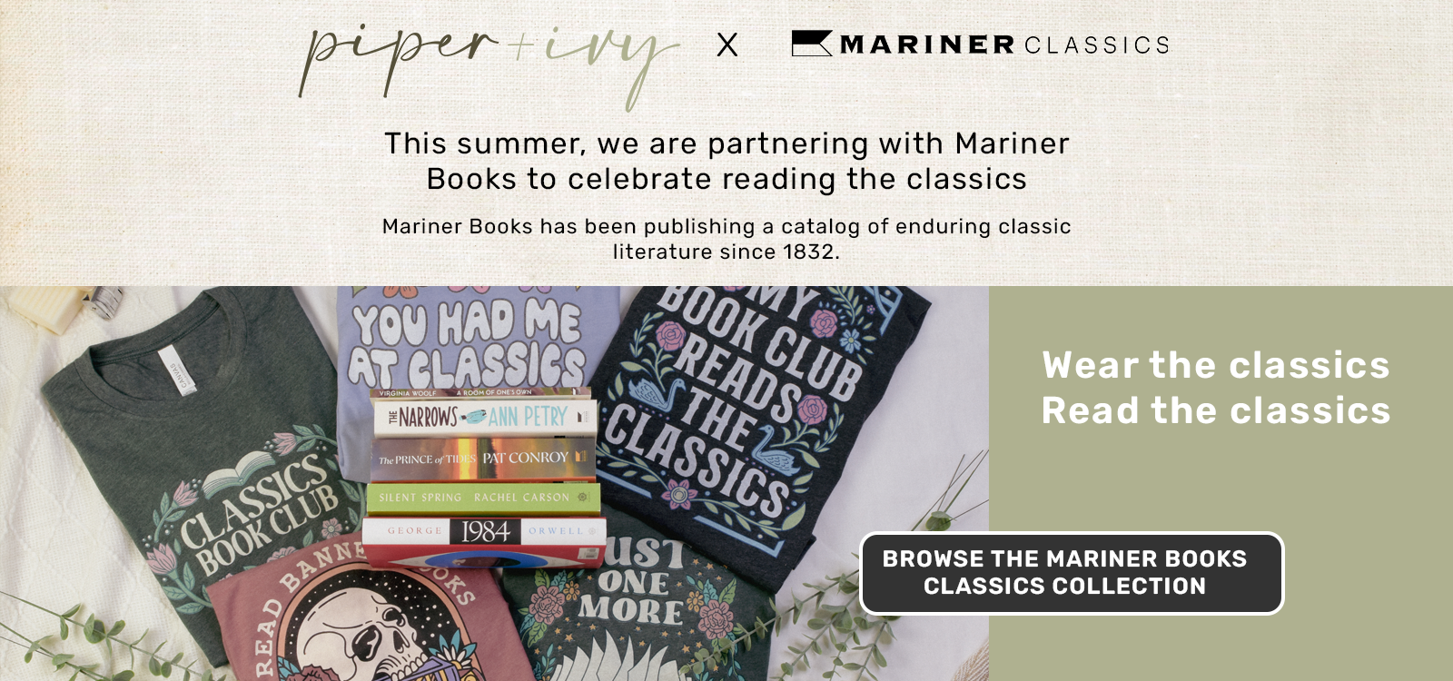 Piper + Ivy x Mariner Books – Piper and Ivy