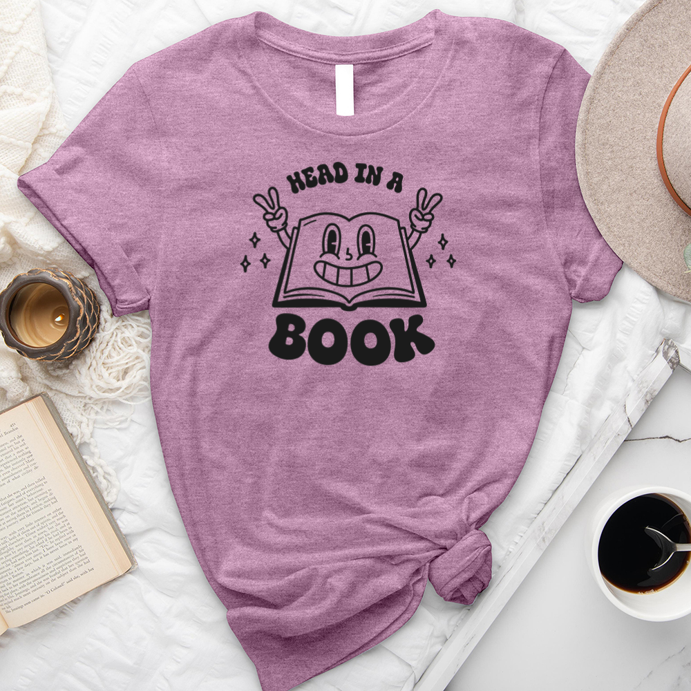 head in a book unisex tee – Piper and Ivy