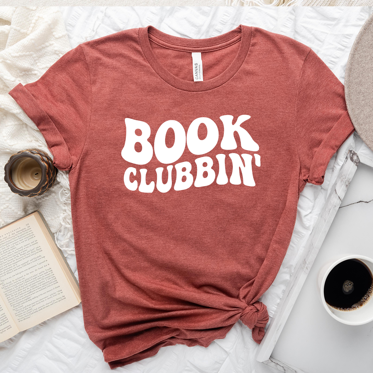 book clubbin unisex tee – Piper and Ivy