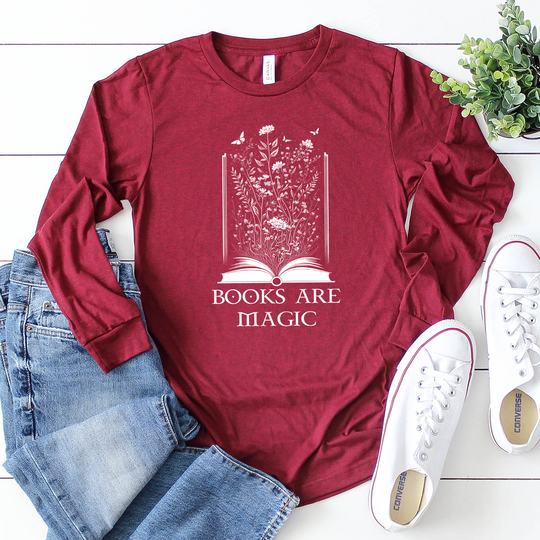 magic books long sleeve unisex tee – Piper and Ivy