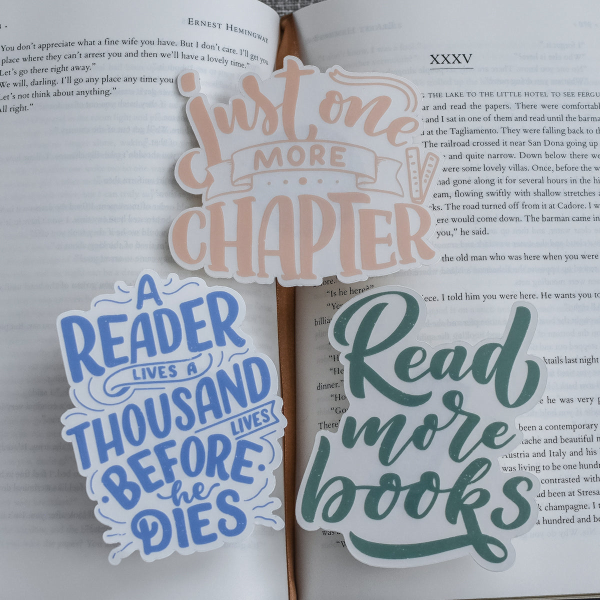 book quotes sticker pack // piper + ivy – Piper and Ivy