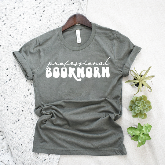 professional book worm script unisex tee – Piper and Ivy